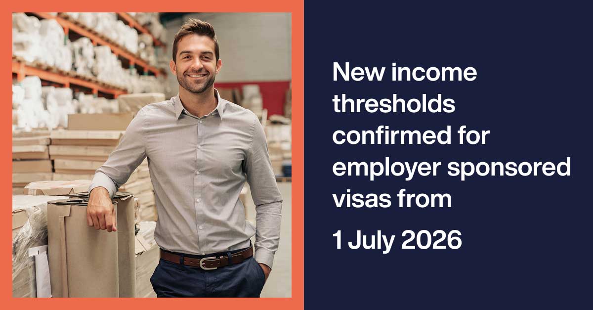 New income thresholds confirmed for employer sponsored visas from 1 ...
